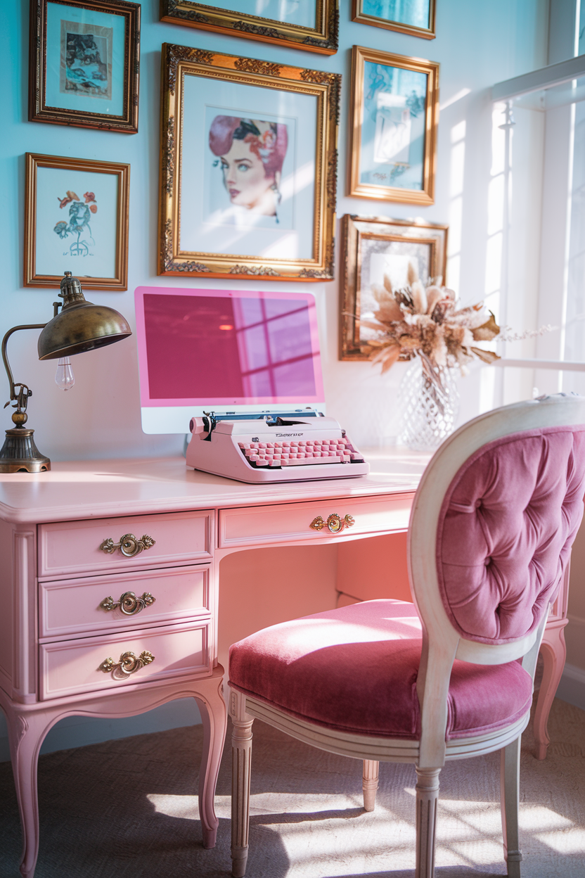 9 dreamy Pink Office Ideas for a girly workspace glow up - Achieve Your ...