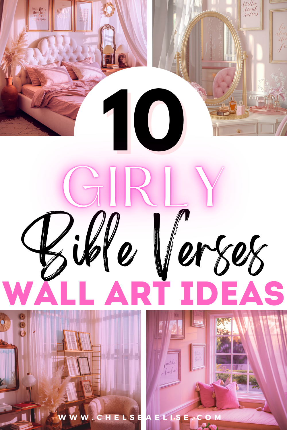 How to Use Girly Bible Verses for the Ultimate Girly Wall Art Glow-Up ...