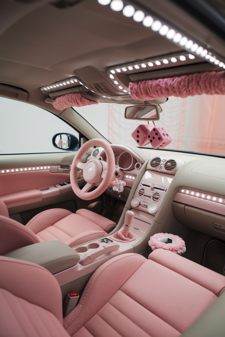 How to Make Your Car Cute: 21 Girly Car Aesthetic Ideas - Achieve Your ...