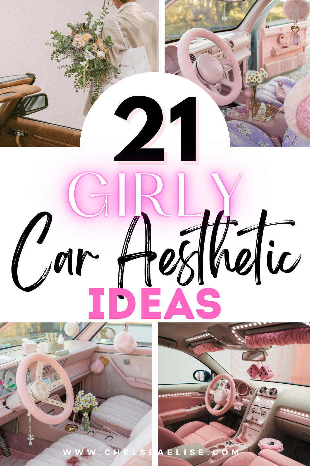 How to Make Your Car Cute: 21 Girly Car Aesthetic Ideas - Achieve Your ...